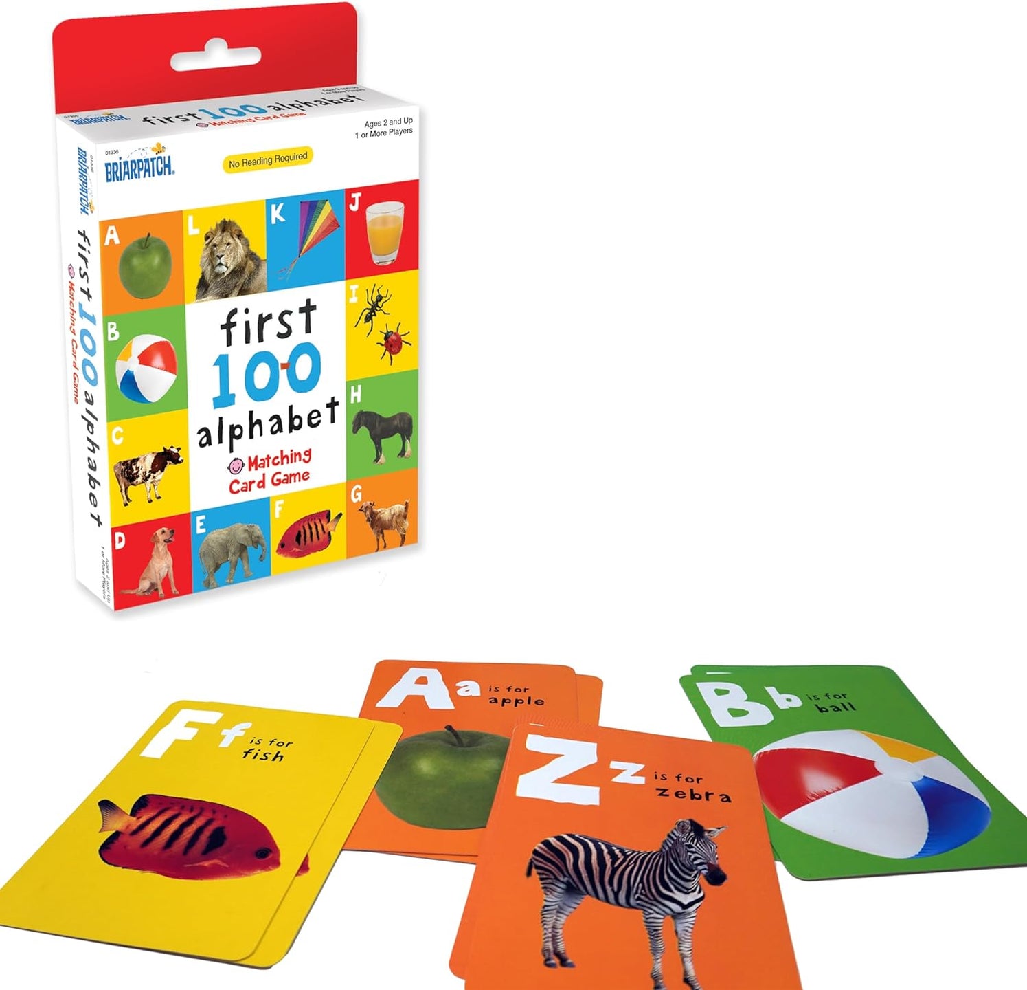 First 100 Alphabet Matching Card Game – jaZams