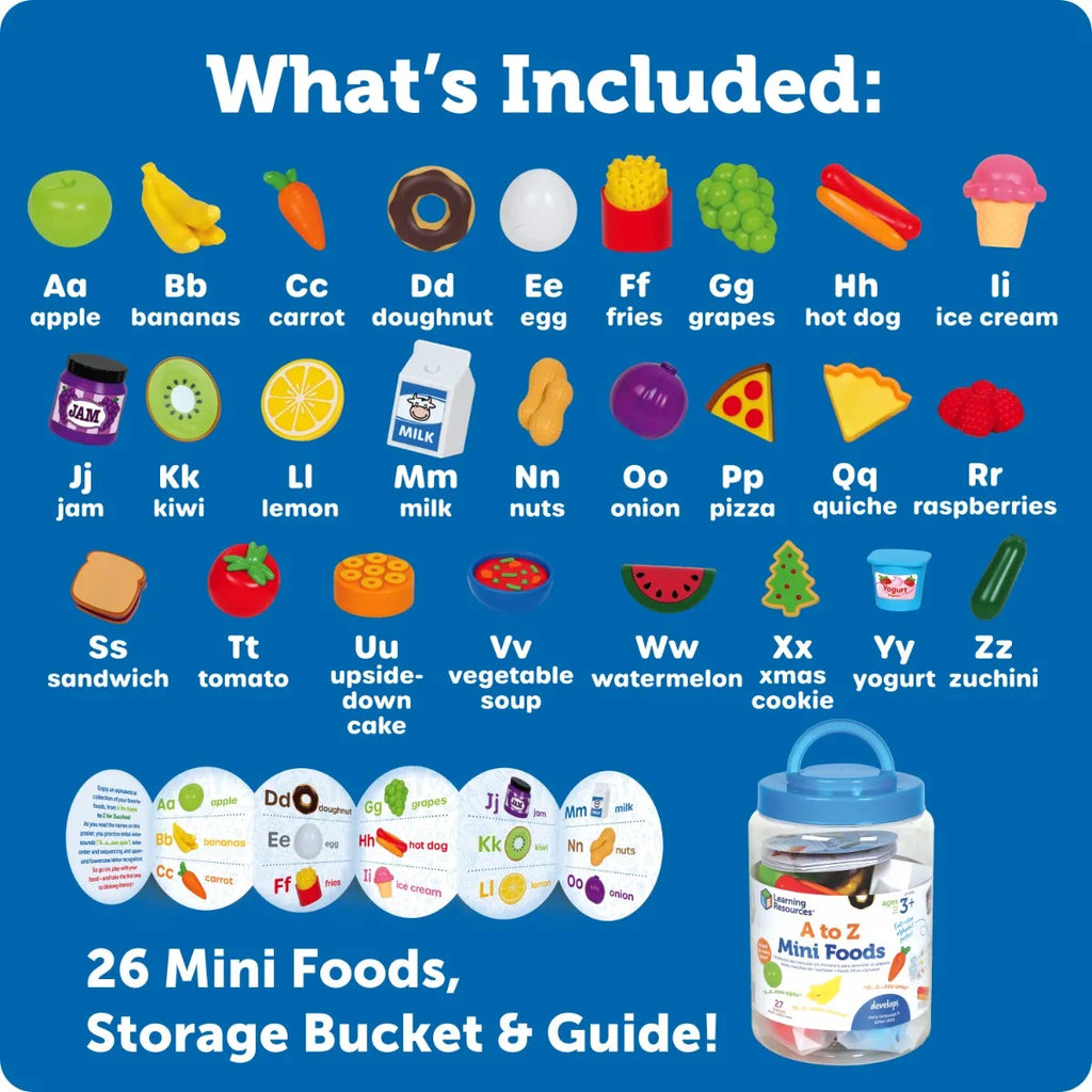 A to Z Mini Foods – jaZams