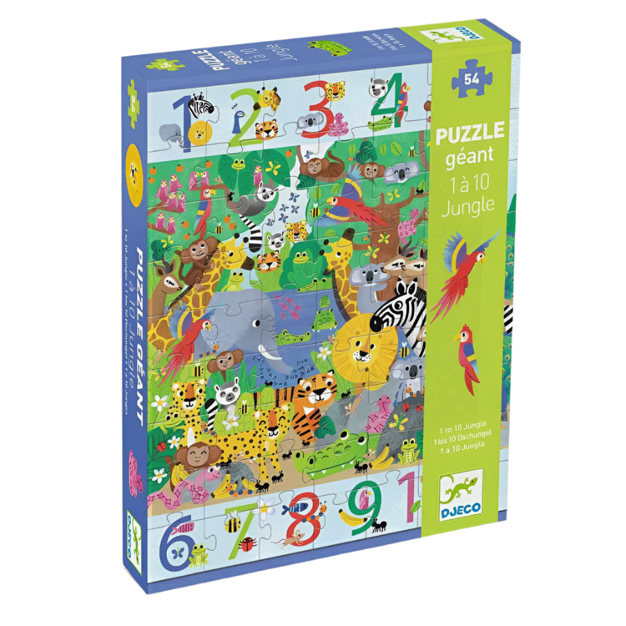Jungle Numbers 54pc Giant Observation Puzzle – jaZams