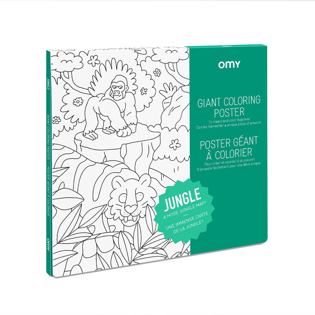 JUNGLE COLORING POSTER – jaZams