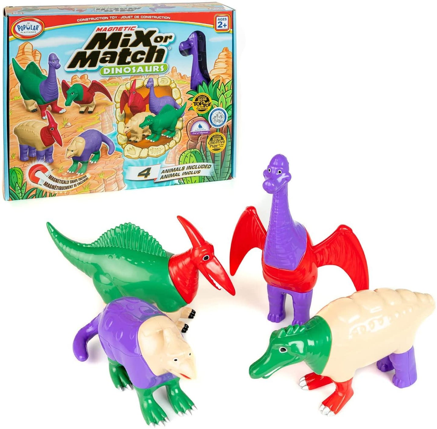 Magnetic Mix or Match Dinosaurs V.2 – jaZams