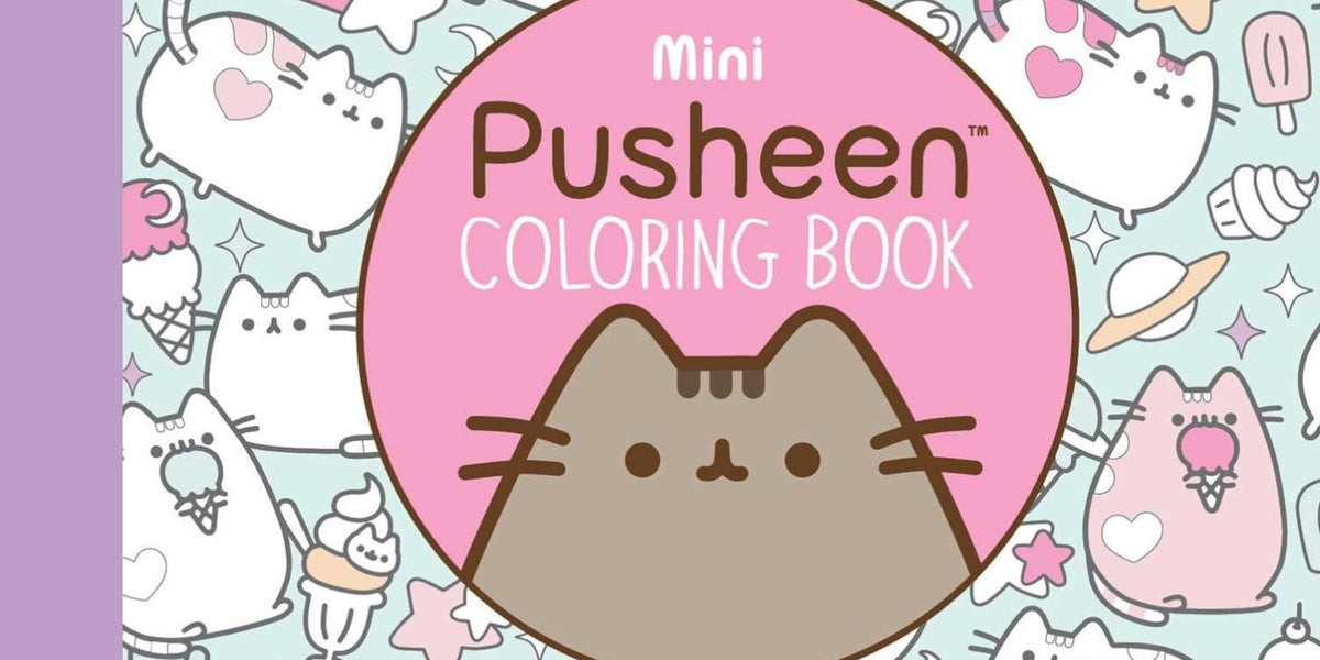 pusheen cat coloring book