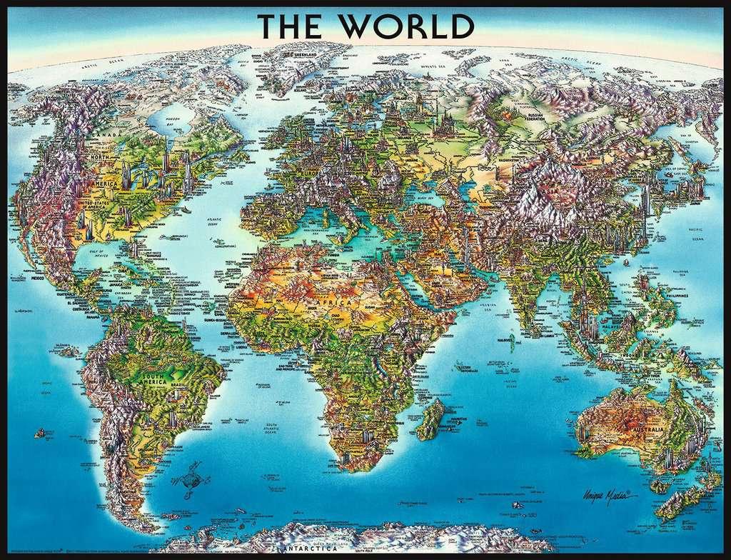 WORLD MAP 2000pc – jaZams